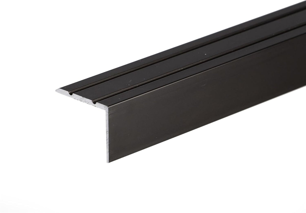 A36 25 × 20mm AnodisedAluminium Self Adhesive Stair Nosing Edge Trim ...