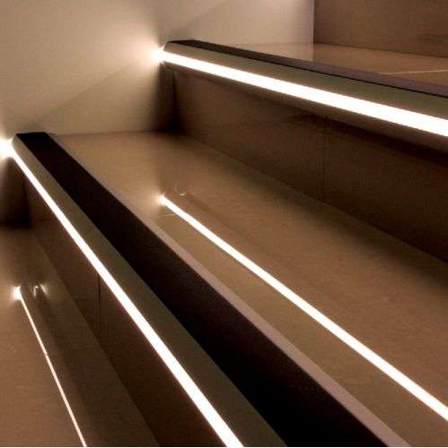 LED Stair Nosings | Illuminated Anti-Slip Trim UK – StairsNosingUK
