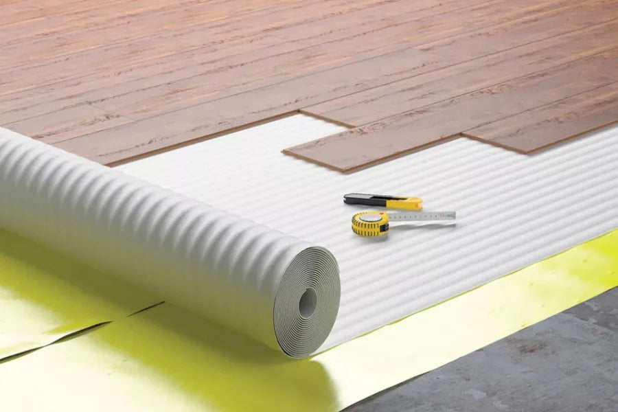 Acoustic Soundproof Laminate Underlay Roll 2MM Thick – StairsNosingUK