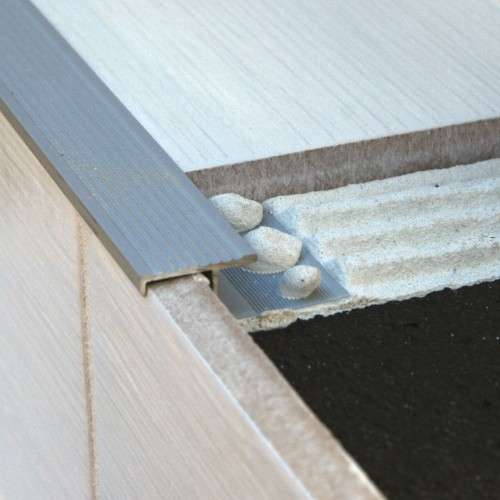 NLT Tile-In Step Edge | Aluminium Tile Stair Edge Trim – StairsNosingUK